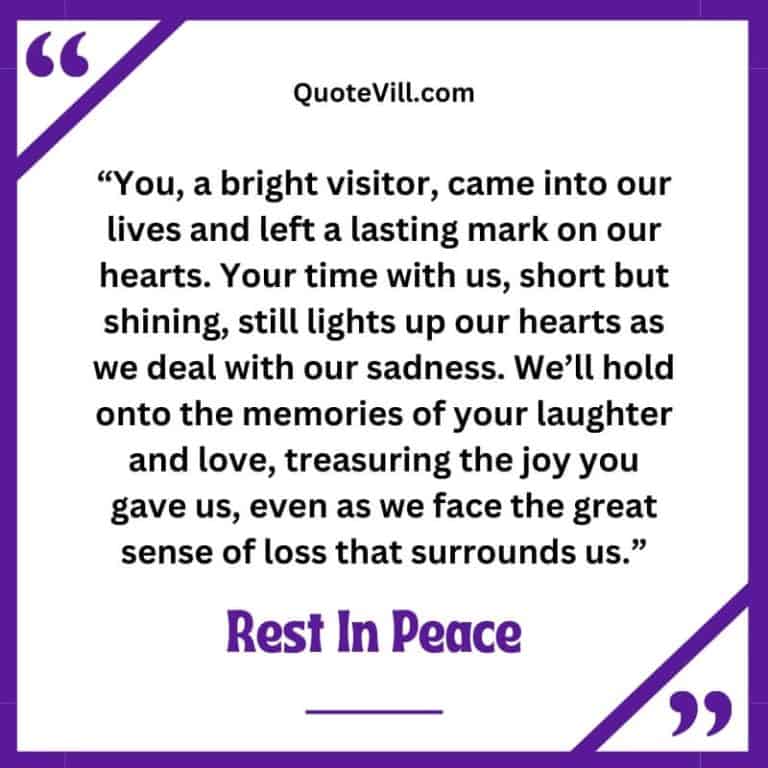 93 Rest in Peace Quotes for Someone Special Who Left Us Too Soon