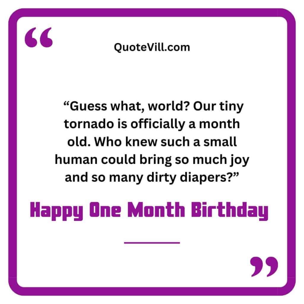 50 Cute One Month Birthday Wishes for Baby Boy