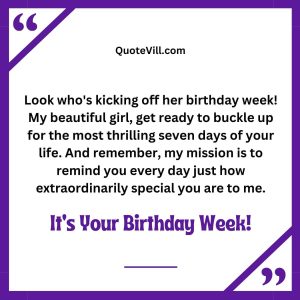 80 Trending It’s My Birthday Week Quotes
