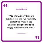90 Romantic Cuddle Quotes for Couples