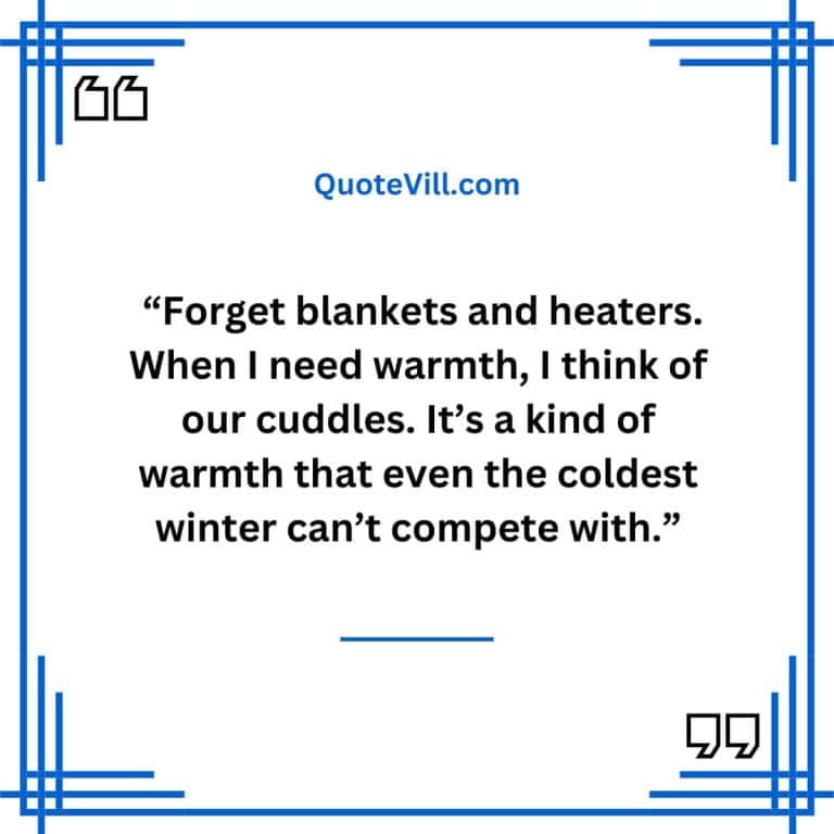 90 Romantic Cuddle Quotes for Couples