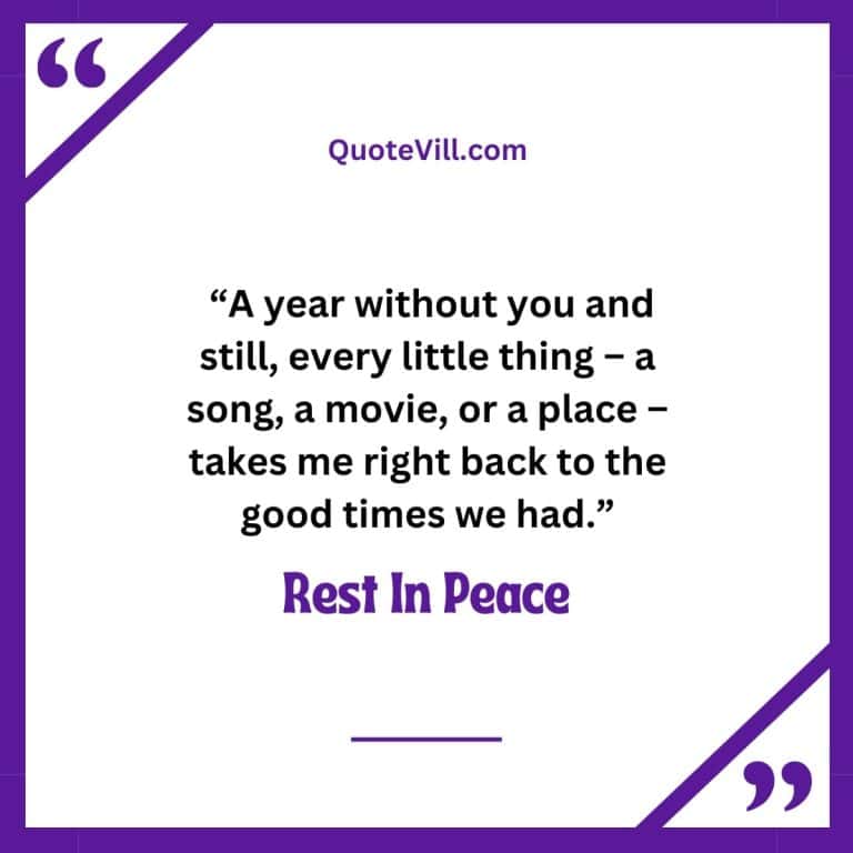 70 Heartfelt 1 Year Death Anniversary Quotes