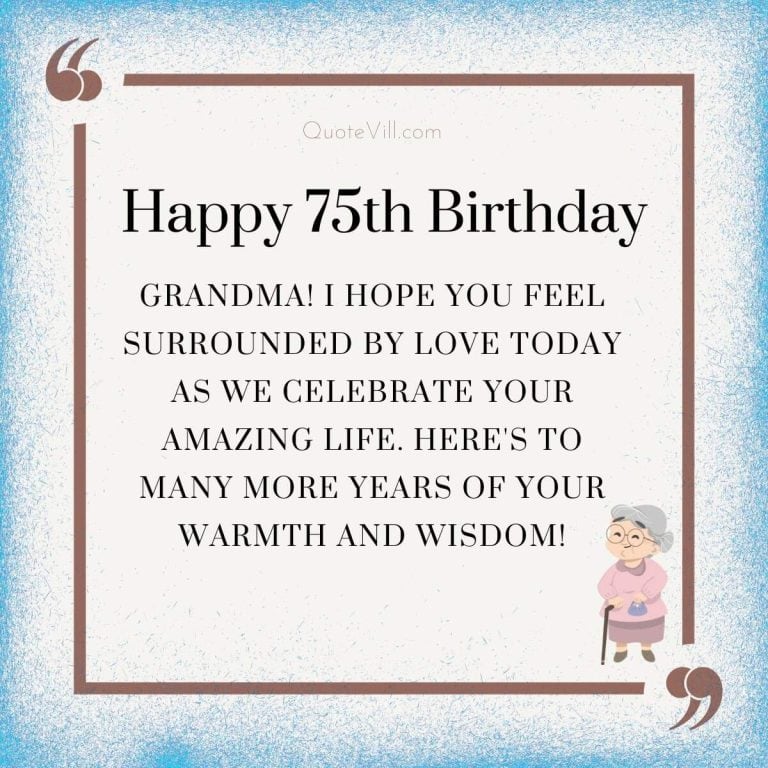100 Best Happy 75th Birthday Wishes For Dearest One