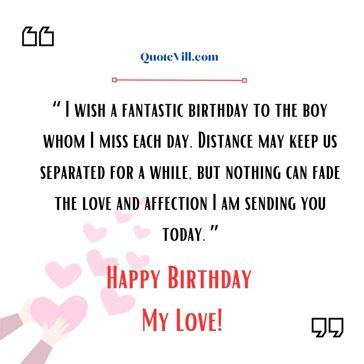 50 Touching Long Distance Birthday Wishes for Your Boyfriend
