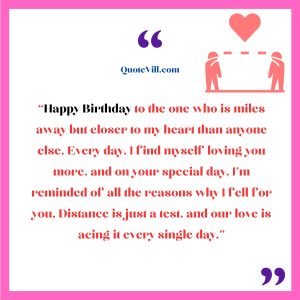50 Touching Long Distance Birthday Wishes for Your Boyfriend