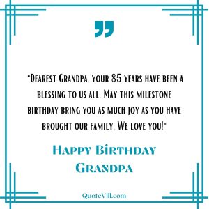 100 Heartfelt 85th Birthday Wishes For Friends And Family