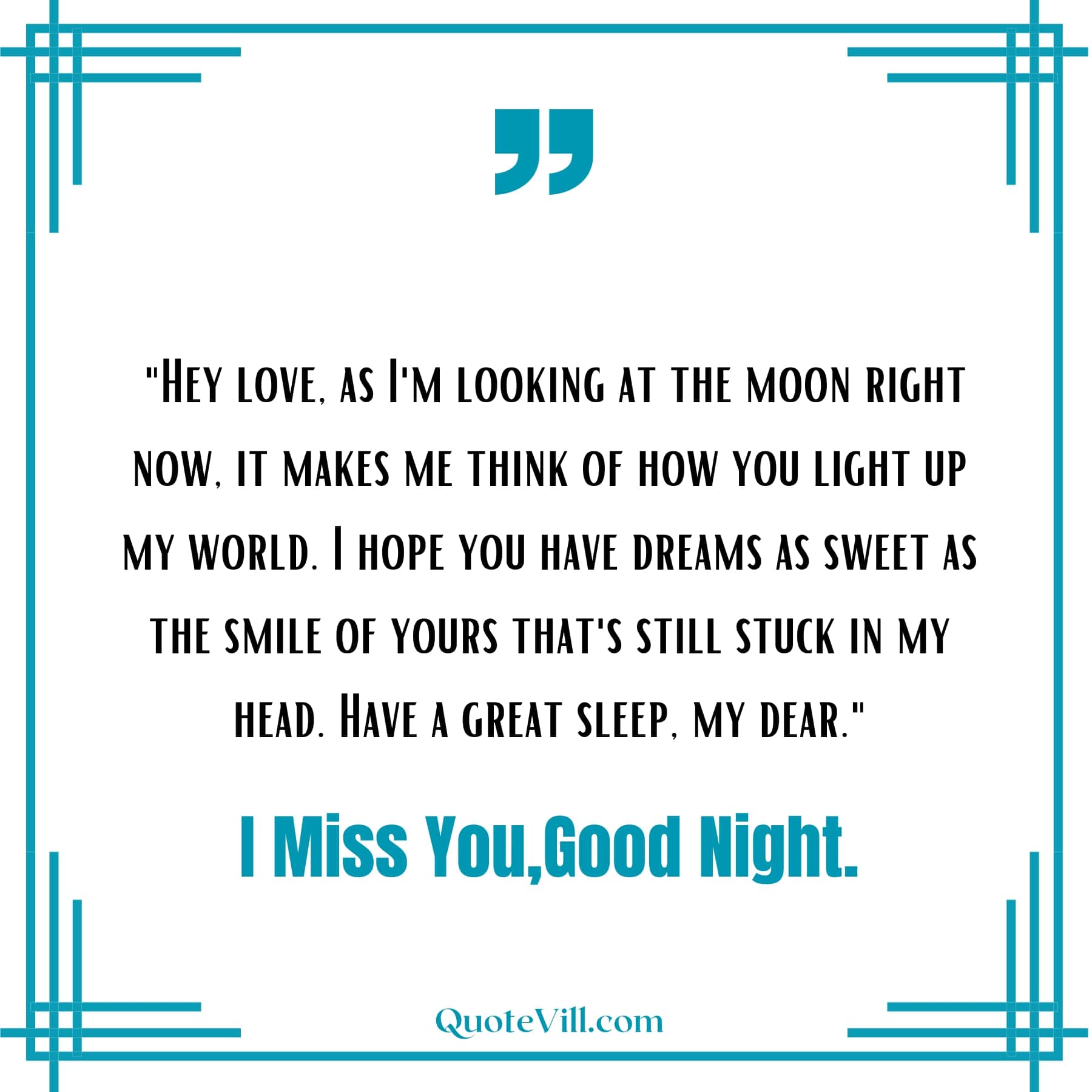 60 Touching Good Night Miss You Quotes For Loved One