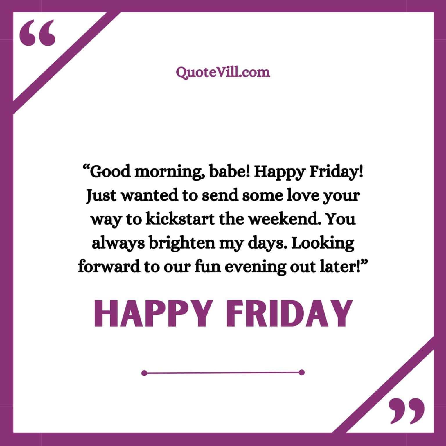 100 Sweet Happy Friday My Love Quotes And Messages